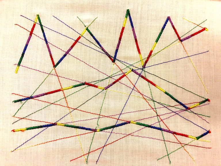 Turtlestitching – programming embroidery – Richard Millwood